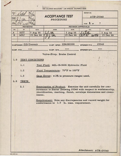 Acceptance Test Procedure for Valve Prop Brake Control - AirCorps Library