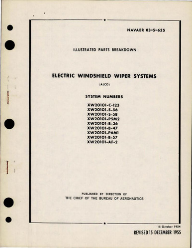 Illustrated Parts Breakdown for Electric Windshield Wiper Systems ...