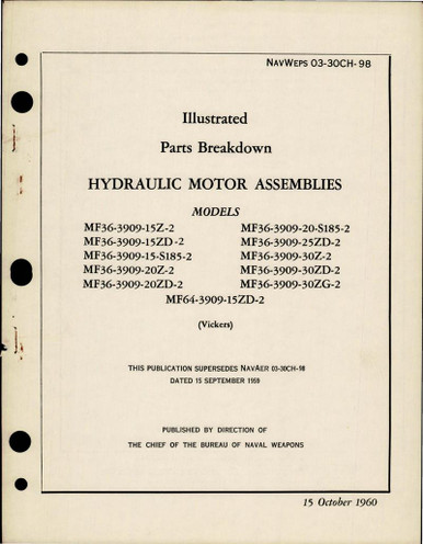 Illustrated Parts Breakdown for Hydraulic Motor Assemblies - AirCorps ...