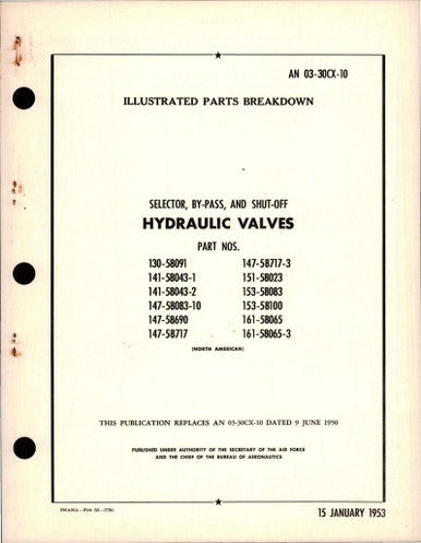Illustrated Parts Breakdown for Selector, By-Pass, and Shut Off ...