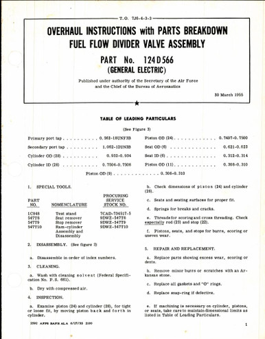 Fuel Flow Divider Valve Assembly - AirCorps Library
