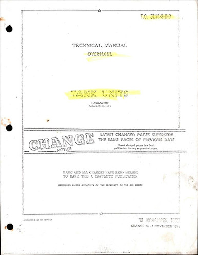Overhaul Manual for Tank Units - AirCorps Library