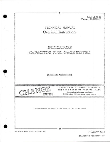 Capacitor Fuel Gage System Indicators [july7instjben5] - AirCorps Library