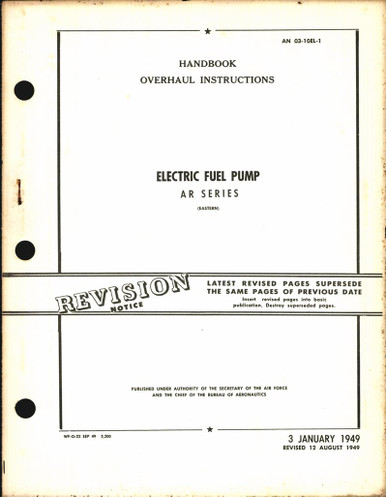 Overhaul Instructions for Electric Fuel Pump AR Series - AirCorps Library