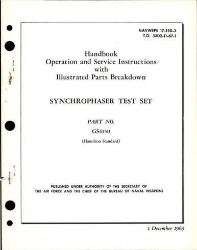 Operation, Service Instructions with Illustrated Parts Breakdown for ...