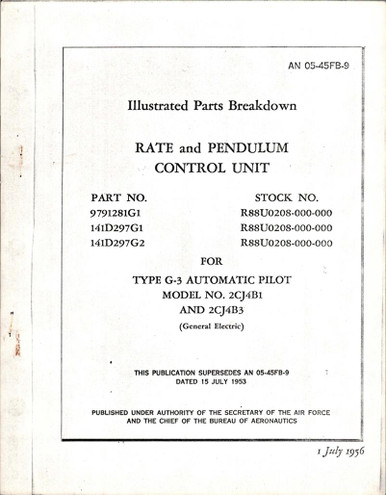 Illustrated Parts Breakdown for Rate and Pendulum Control Unit - Parts ...
