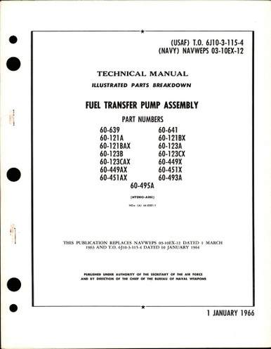 Illustrated Parts Breakdown for Fuel Transfer Pump Assembly ...