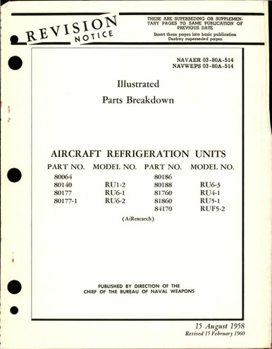 Illustrated Parts Breakdown for Aircraft Refrigeration Units - AirCorps ...
