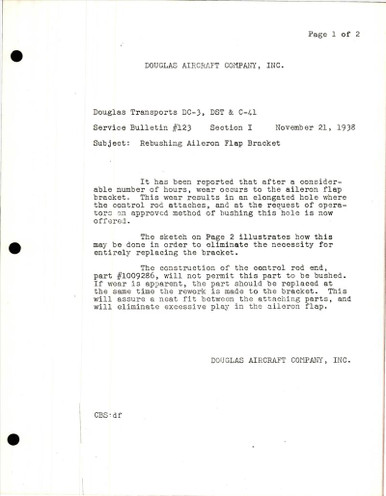 Rebushing Aileron Flap Bracket - AirCorps Library