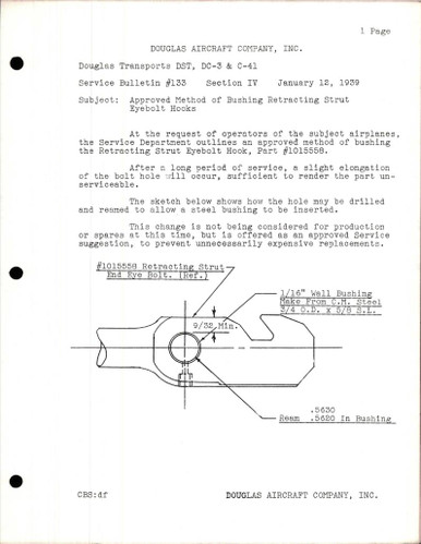 Approved Method of Bushing Retracting Strut Eyebolt Hooks - AirCorps ...