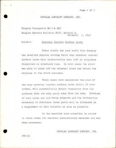 External Control Surface Locks - AirCorps Library