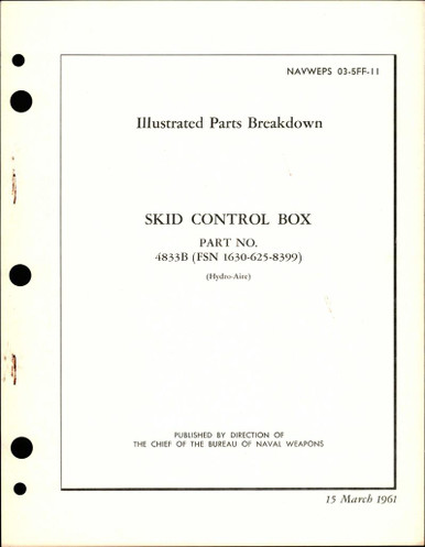 Illustrated Parts Breakdown for Skid Control Box - Part 4833B ...