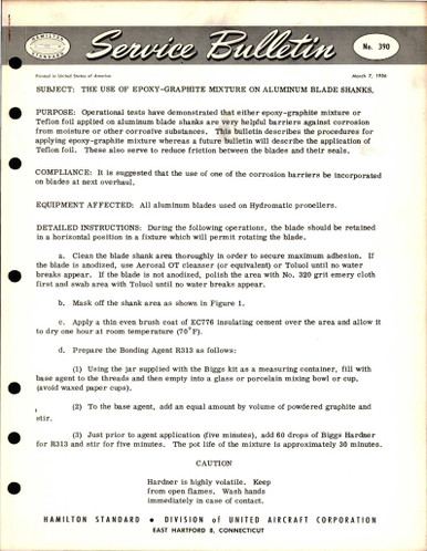 Use of Epoxy-Graphite Mixture on Aluminum Blade Shanks - AirCorps Library
