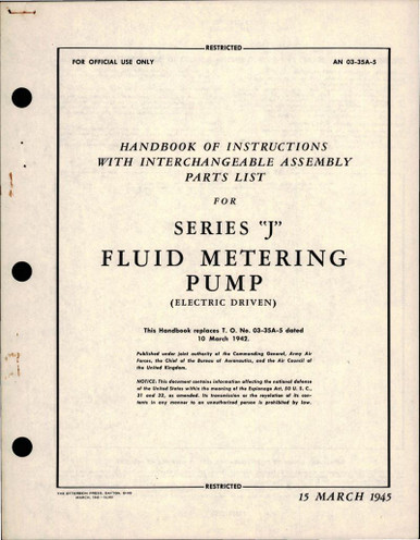 Instructions with Interchangeable Assembly Parts List for Fluid ...