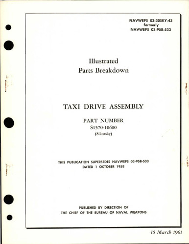 Illustrated Parts Breakdown for Taxi Drive Assembly - Part S1570-10600 ...