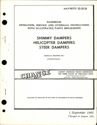 Operation, Service and Overhaul Instructions with Illustrated Parts for ...