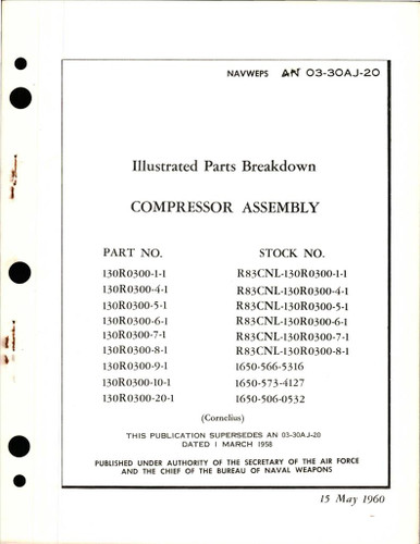 Illustrated Parts Breakdown for Compressor Assembly - AirCorps Library