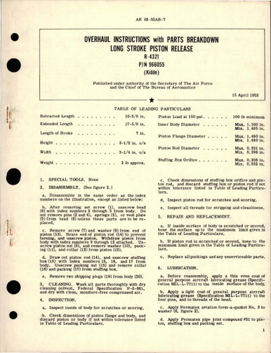 Overhaul Instructions with Parts Breakdown for Long Stroke Piston ...