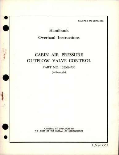Overhaul Instructions for Cabin Air Pressure Outflow Valve Control ...