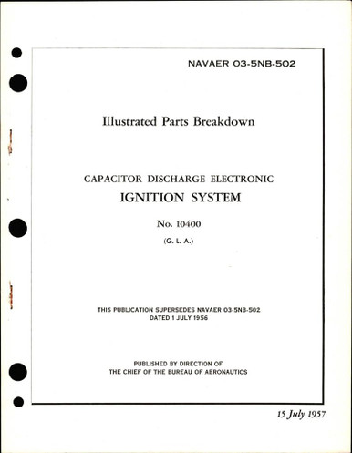 Illustrated Parts Breakdown for Capacitor Discharge Electronic Ignition ...