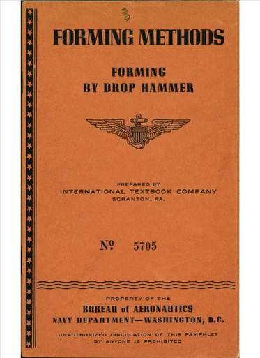 Forming Methods - Drop Hammer - Bureau of Aeronautics - AirCorps Library