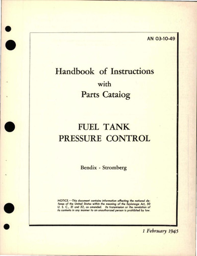 Instructions with Parts Catalog for Fuel Tank Pressure Control ...
