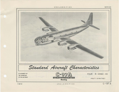 C-97A Boeing Stratofreighter - Standard Aircraft Characteristics ...
