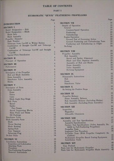 Service Manual for Quick-Feathering Hydromatic Propeller Models 23E50 ...