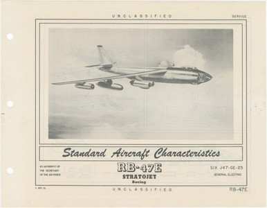 RB-47E Boeing Stratojet - Standard Aircraft Characteristics - AirCorps ...