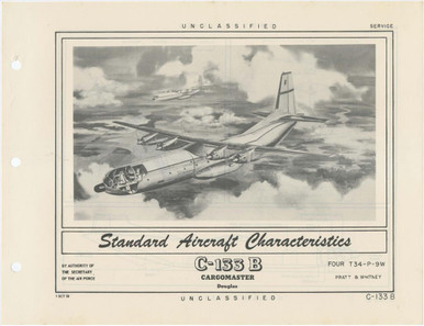 C-133B Douglas Cargomaster - Standard Aircraft Characteristics ...