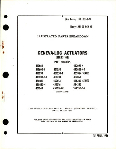 Illustrated Parts Breakdown for Geneva-Loc Actuators - Series 108 ...