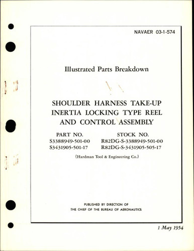 Illustrated Parts for Shoulder Harness Take-Up Inertia Locking Type ...