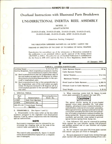 Overhaul Instructions with Illustrated Parts Breakdown for Uni ...