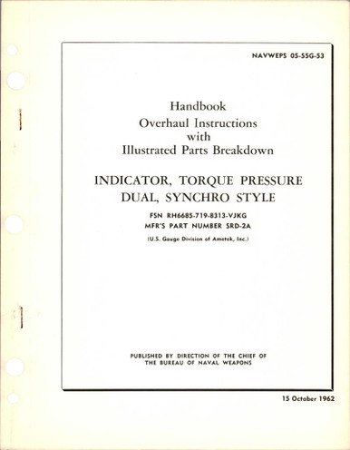 Overhaul Instructions with Illustrated Parts Breakdown for Synchro ...