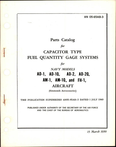 Parts Catalog for Capacitor Type Fuel Quantity Gage Systems - AirCorps ...