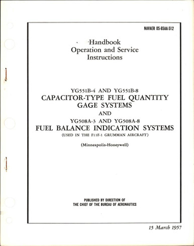 Operation and Service Instructions for Capacitor Type Fuel Quantity ...