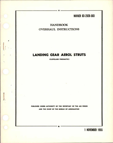 Overhaul Instructions for Landing Gear Aerol Struts - AirCorps Library