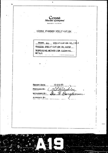 Process Specification on Vapor Degreasing Method for Cleaning Metals ...