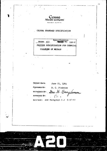 Process Specification for Chemical Cleaning of Metals [sep16195tham22 ...