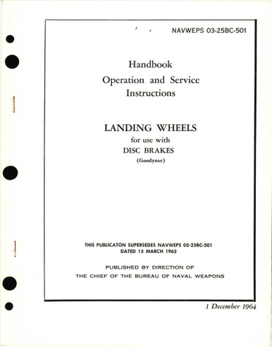 Operation and Service Instructions for Landing Wheels for use with Disc ...
