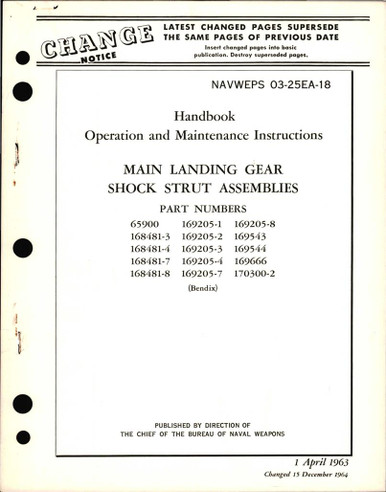 Operation and Maintenance Instructions for Main Landing Gear Shock ...