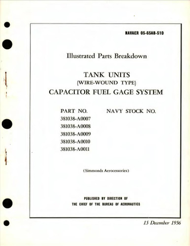 Illustrated Parts Breakdown for Tank Units (Wire-Wound Type) Capacitor ...