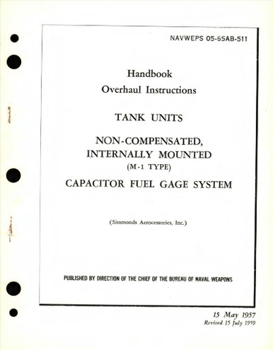 Handbook Overhaul Instructions for Tank Units Non-Compensated ...