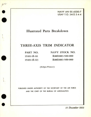 Illustrated Parts Breakdown for Three-Axis Trim Indicator Part No ...