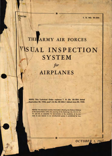 The Army Air Forces Visual Inspection System for Airplanes ...