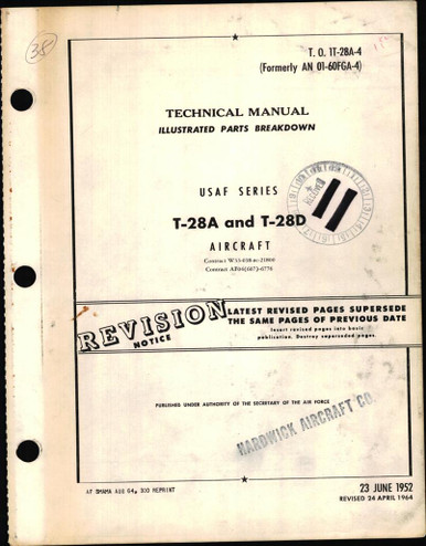 Illustrated Parts Breakdown for T-28B and T-28C Aircraft - AirCorps Library
