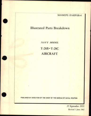 Illustrated Parts Breakdown for T-28B and T-28C Aircraft [nov10t28csc57 ...