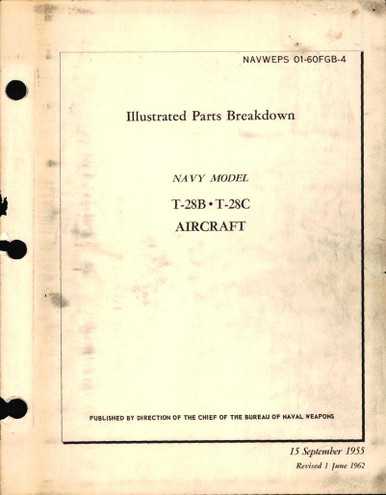Illustrated Parts Breakdown for T-28B and T-28C Aircraft [nov10t28csc52 ...
