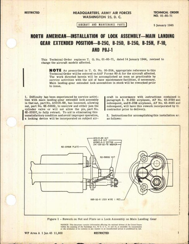 Installation of Lock Assembly - Main Landing Gear - AirCorps Library