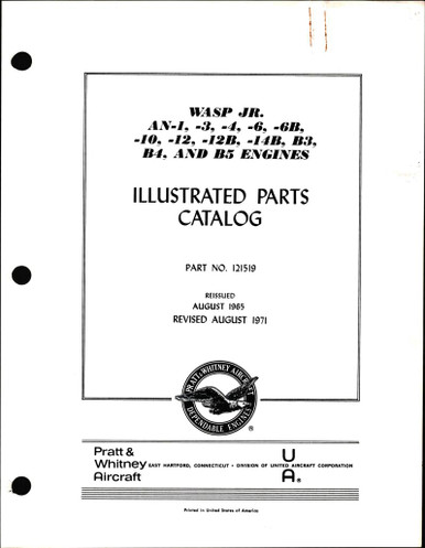 Illustrated Parts Catalog for Wasp Jr Engines - AirCorps Library